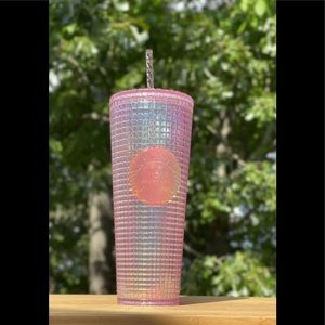 Starbucks | Kitchen | Starbucks Siren Pink Diamond Grid Cup 24 Oz Nwt ...